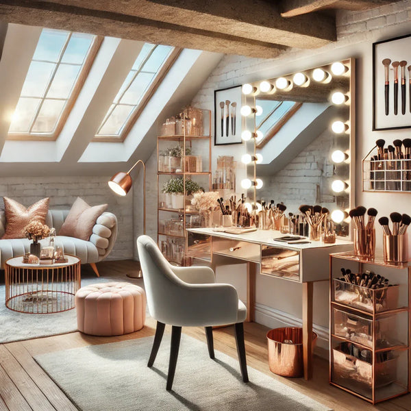 Tips For Turning Your Loft Into A Makeup Room - hollywood mirrors