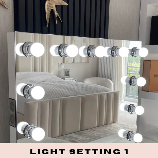 Whitney Houston Hollywood Mirror with Bluetooth Speaker - hollywood mirrors