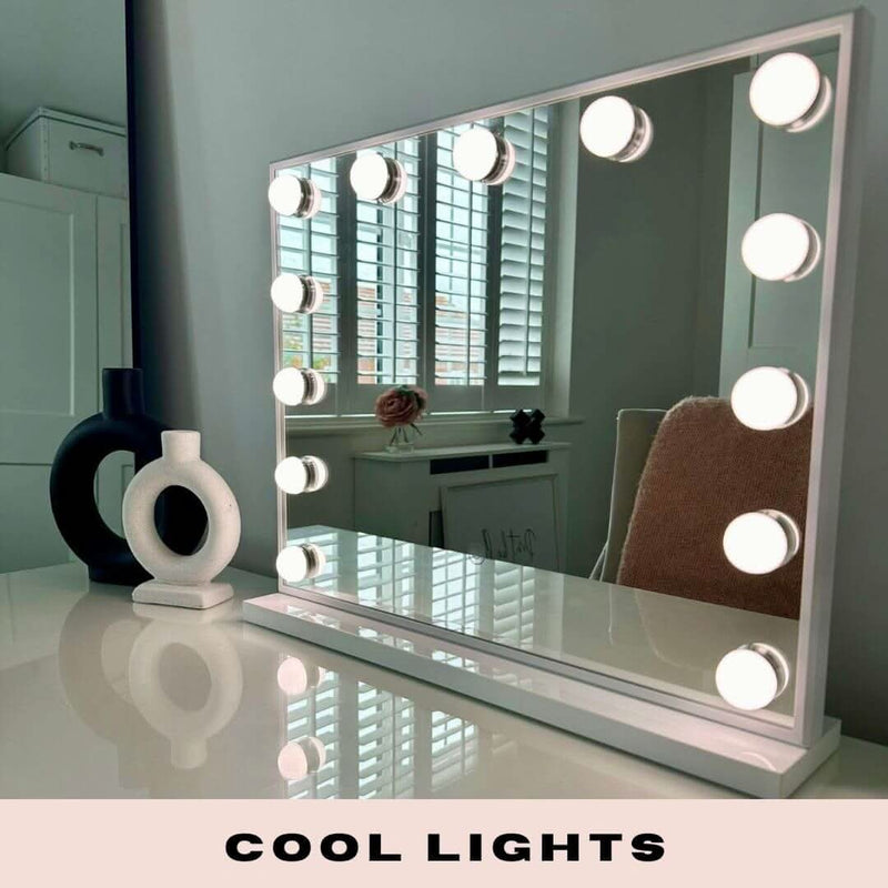 Margot Hollywood Mirror 50 × 42 cm | Affordable LED Vanity Mirror ...